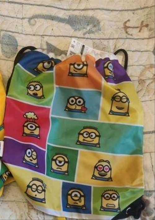 Мешок для обуви с миньонами