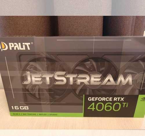 Видеокарта Palit GeForce 4060 Ti JetStream OC 16GB