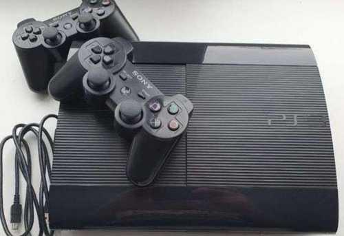 Sony PS3 super slim прошитая 500 гб