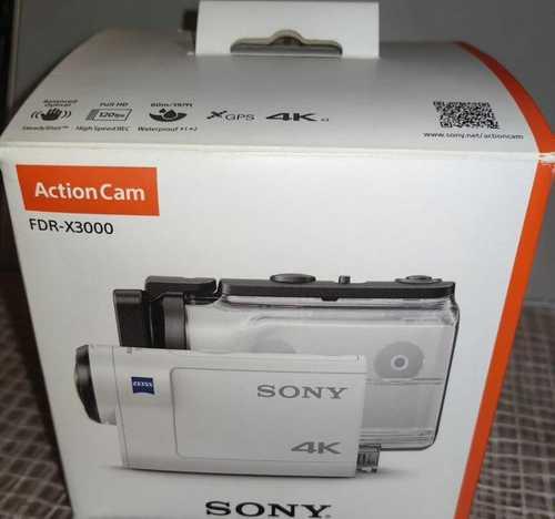 Sony fdr x3000r с пультом комплект в коробке