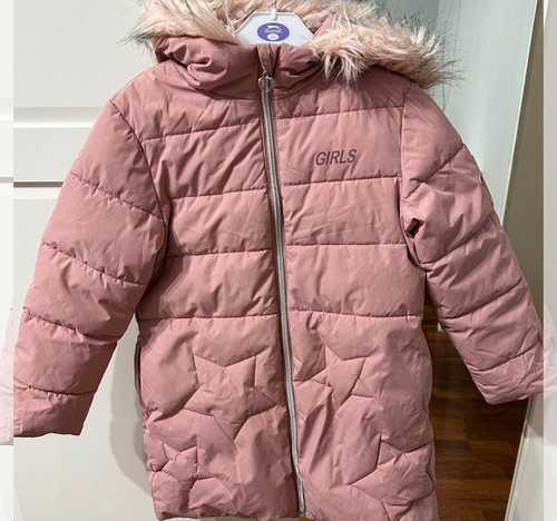 Пальто-куртка зимняя для девочки 116