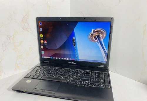 15.6" eMachines E528, 250 ГБ, Celeron T3500, RAM 2 ГБ, Intel GMA 4500M