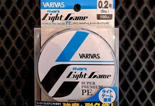 Шнур плетёный Varivas avani light game PE X4 150m