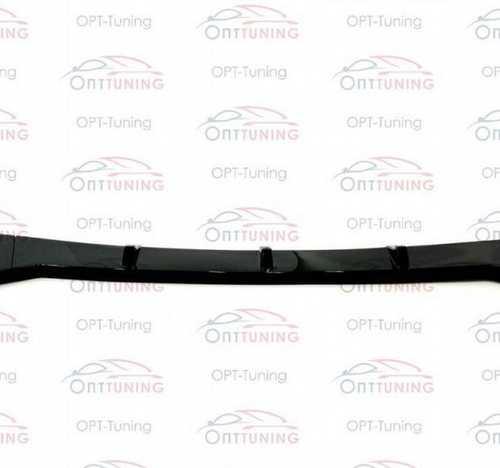 Передняя губа Volkswagen Jetta 2010-2015 черная