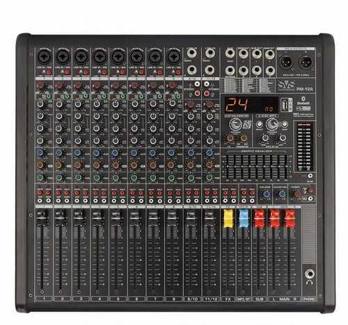 SVS Audiotechnik mixers PM-12A Активный микшерный