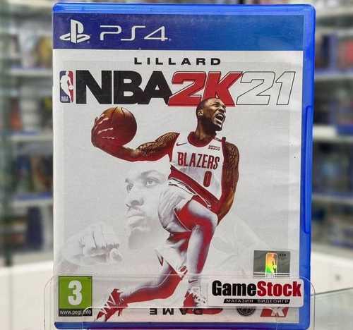 PS4 NBA 2K21 Б/У (Английская версия) cusa-20171