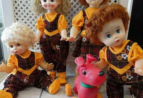 Кукла СССР Маринка флиртушка платье