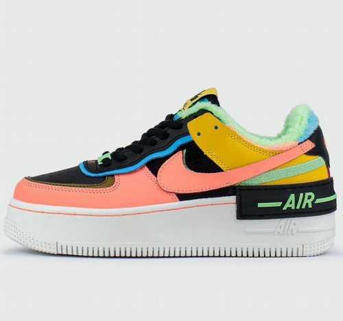 Кроссовки Nike Air Force 1 Low Shadow Fur Color Mix