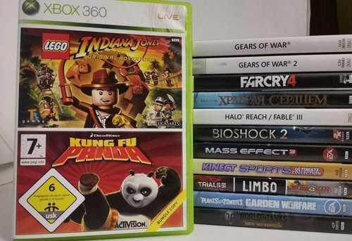 Lego Indiana Jones и Kung Fu Panda на xbox 360