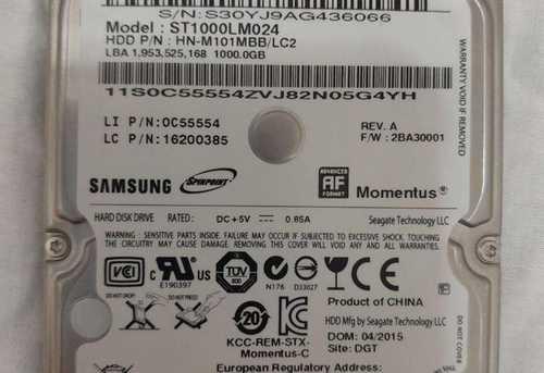 Жесткий диск Samsung 1000 Gb