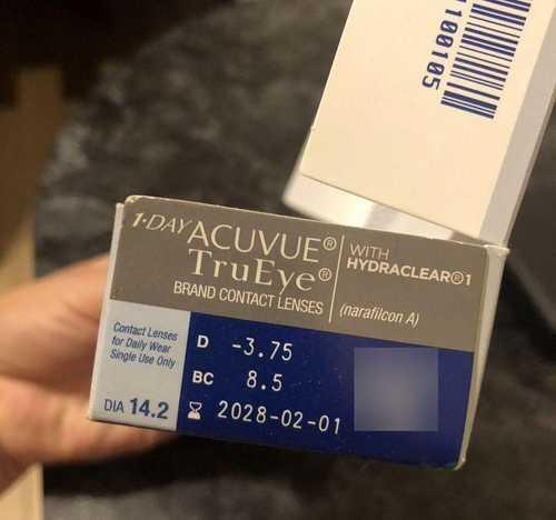 Контактные линзы acuvue TruEye однодневные