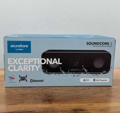 Портативная колонка Anker Soundcore 3 Black