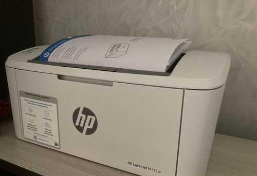 Принтер лазерный с wifi HP M111w