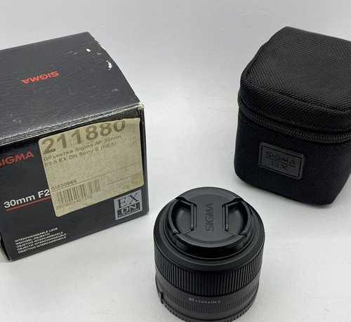 Sigma AF 30mm f/2.8 EX DN Sony E