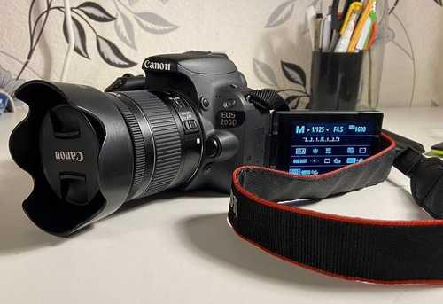 Фотоаппарат Canon EOS 200D kit