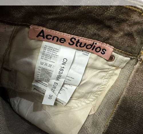 Acne studios джинсы широкие