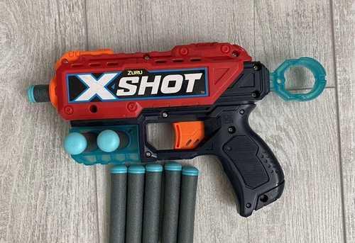 Пистолет nerf x-shot маленький