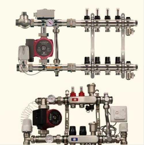 Коллекторная группа коллектор для теплого пола