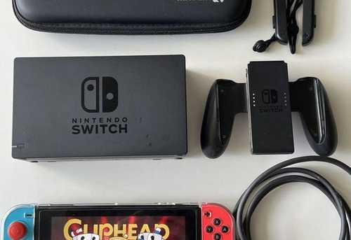 Nintendo switch V2. Карта памяти 256 гб + игры