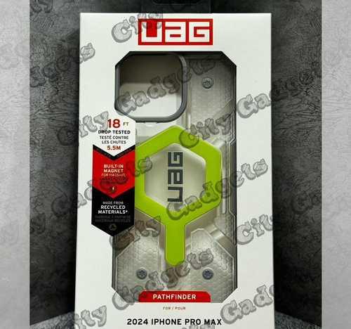 Чехол Uag Pathfinder iPhone 16 ProMax Neon