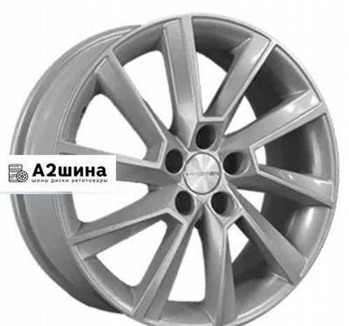 Диски Khomen Wheels KHW1604 (Yaris) F-Silver 6*16 5*100 ET45 54,1