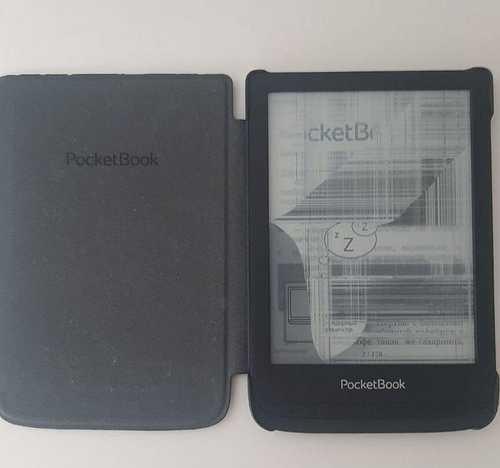 Электронная книга PocketBook 628 Black с чехлом