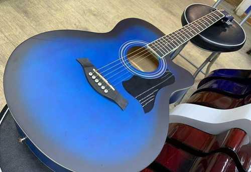 Гитара акустическая Shinobi синяя матовая