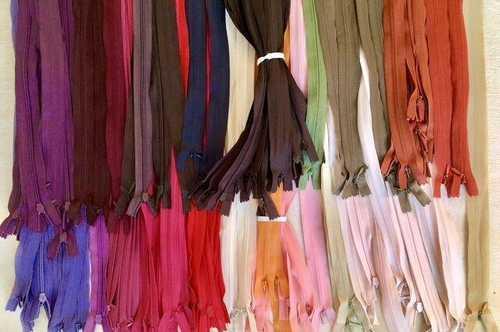 Потайная молния 50см шить одежду наволочки 40цвето