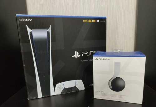 Sony playstation 5 digital edition + 3D Puls