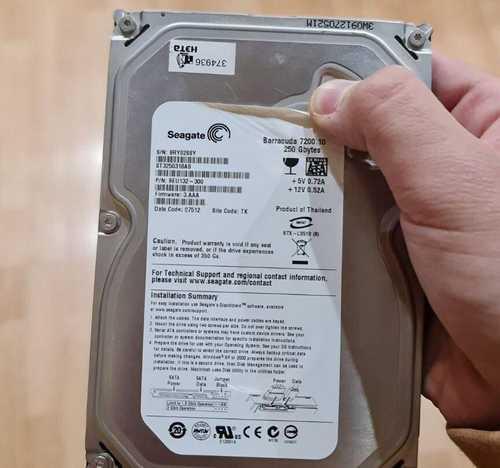 Жесткий Диск Seagate 250 GB