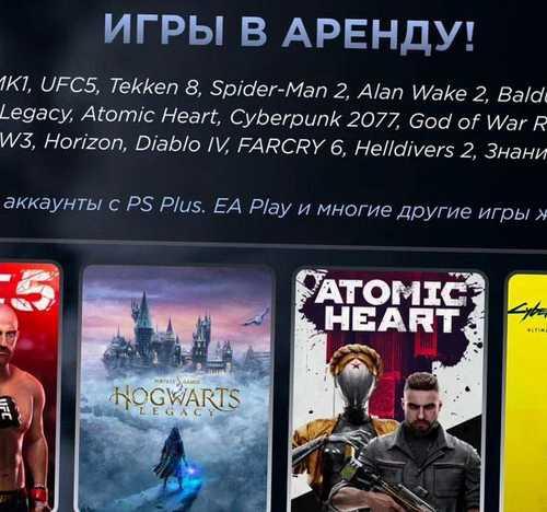 Аренда игр ps5 ps4 подписка EA Play