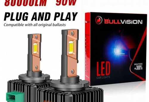 Яркие Светодиодные LED лампы D3S Bullvision
