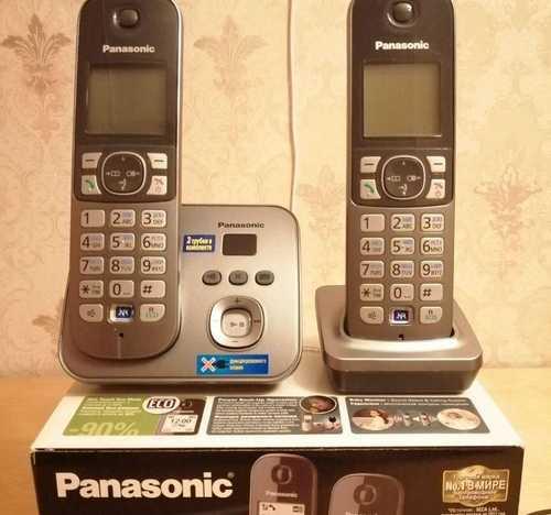 Радиотелефон Panasonic KX-TG 6822RU 2 трубки