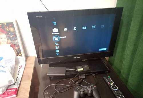Телевизор Sony KDL 22PX300 встроенная PS2