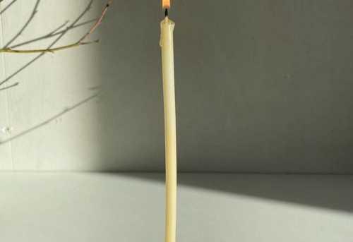 Керамический подсвечник для тонкой свечи