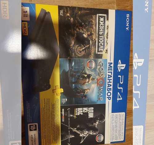 Sony playstation 4 slim 1tb 2 геймпада