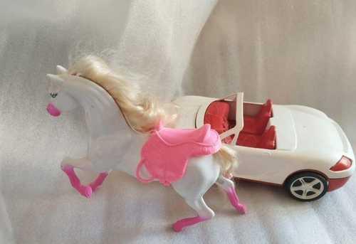 Кабриолет и лошадь для куклы Барби
