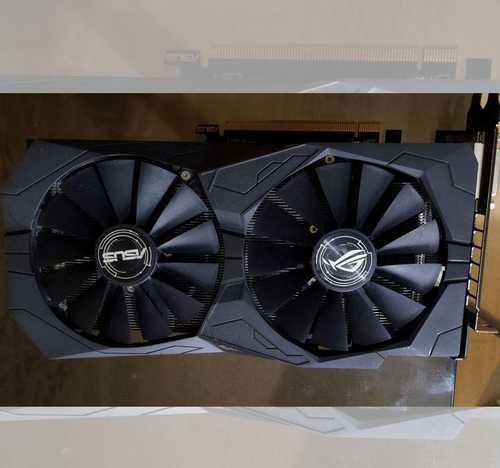 Видеокарта asus rog strix rx570