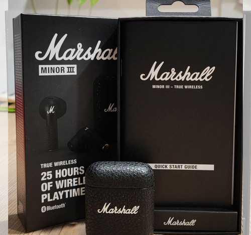 Беспроводные наушники marshall minor 3