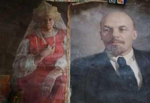 Картина маслом на холсте Ленин, Боярыня