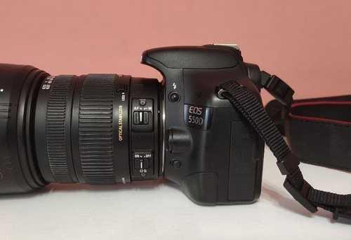 Объектив Sigma 17-70 + Canon EOS 550D