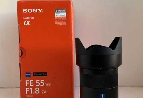 Sony Zeiss 55mm f 1.8 идеал полный кадр FE
