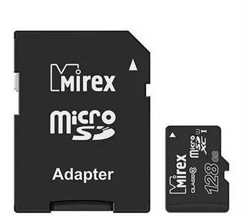 Флеш карта Micro SD Mirex 128 Gb