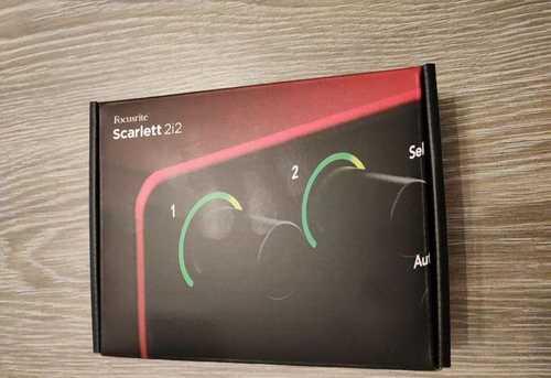 Focusrite Scarlett 2i2 4th Gen новая оригинал