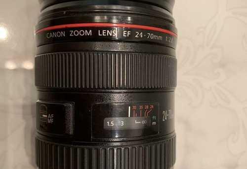 Объектив Canon Объектив EF 24-70mm f/2.8L USM