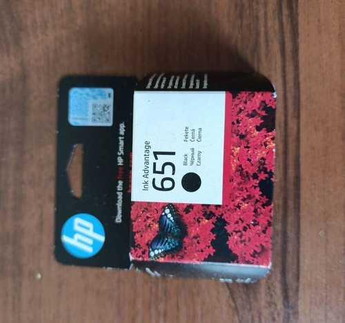 Картридж hp 651 черный