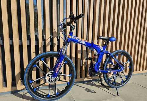 Велосипед G MAX складной синий