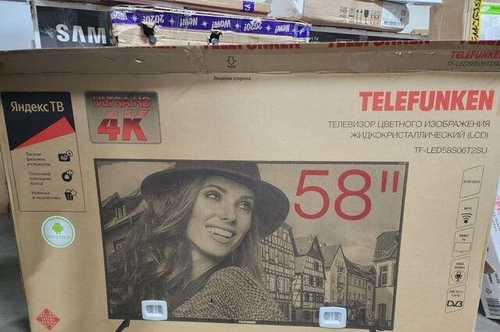 Телевизор Telefunken 58" 4K UHD