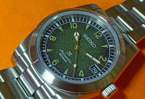 Мужские наручные часы Seiko Alpinist Green mod