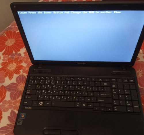 Toshiba Satellite C655D на запчасти